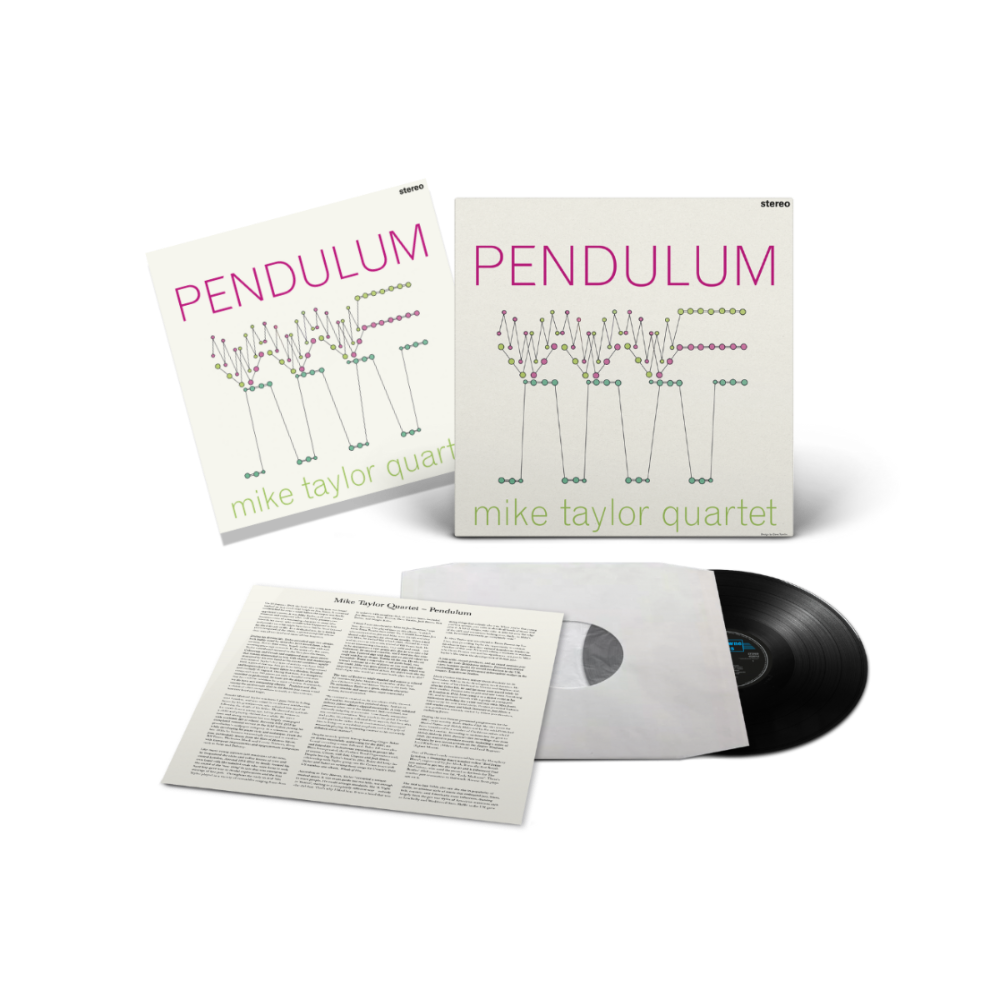 Mike Taylor Quartet: Pendulum 1LP + 12" x 12" Album Cover Art Card Bun - Everything Jazz AU